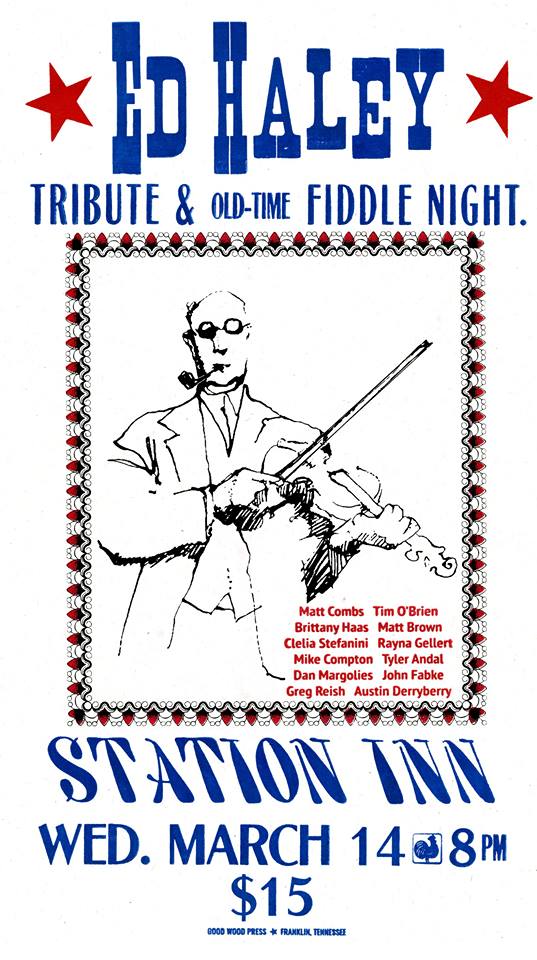 Ed Haley Tribute Show Poster