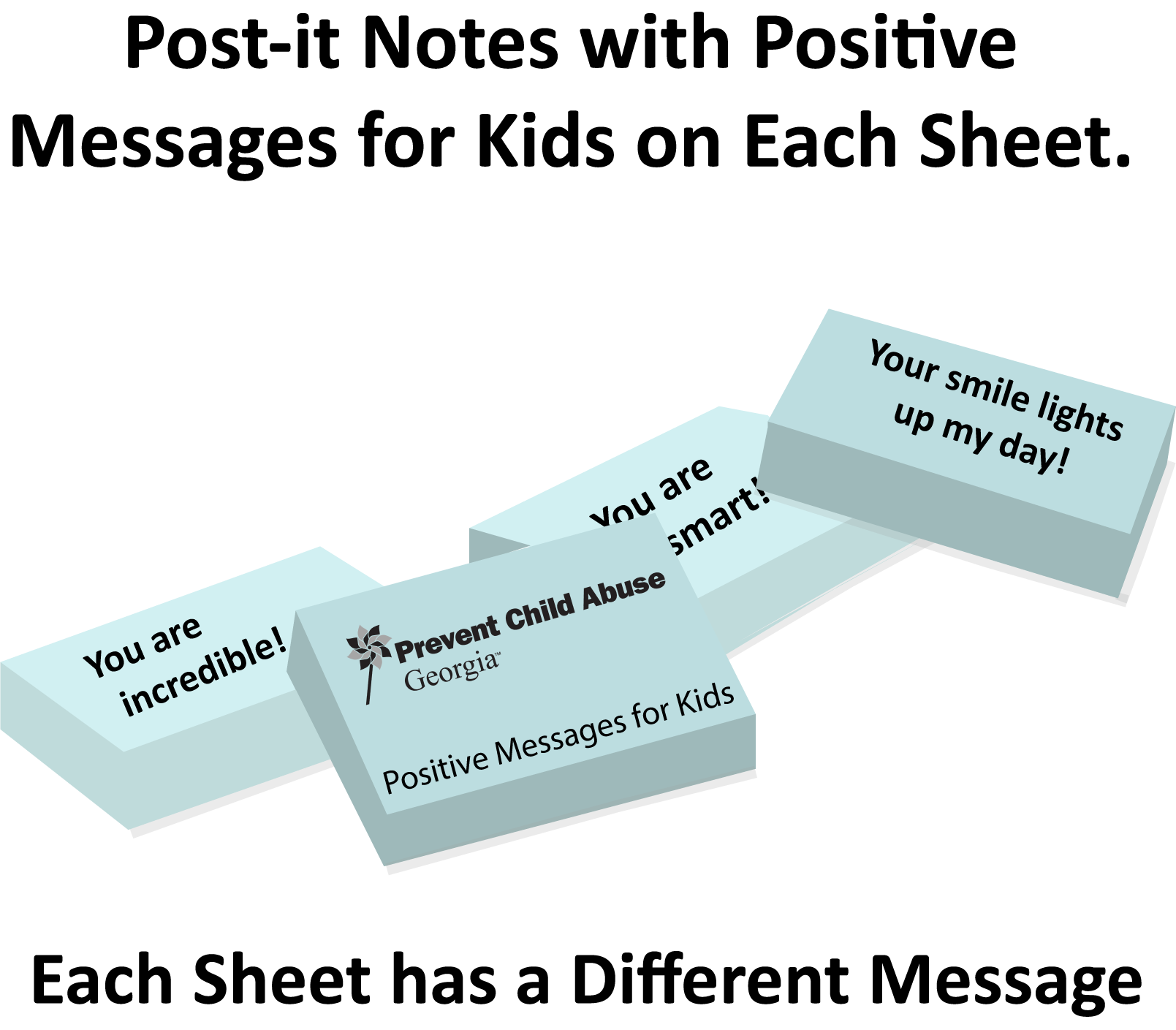 Positive Messages for Kids Post-It Notes