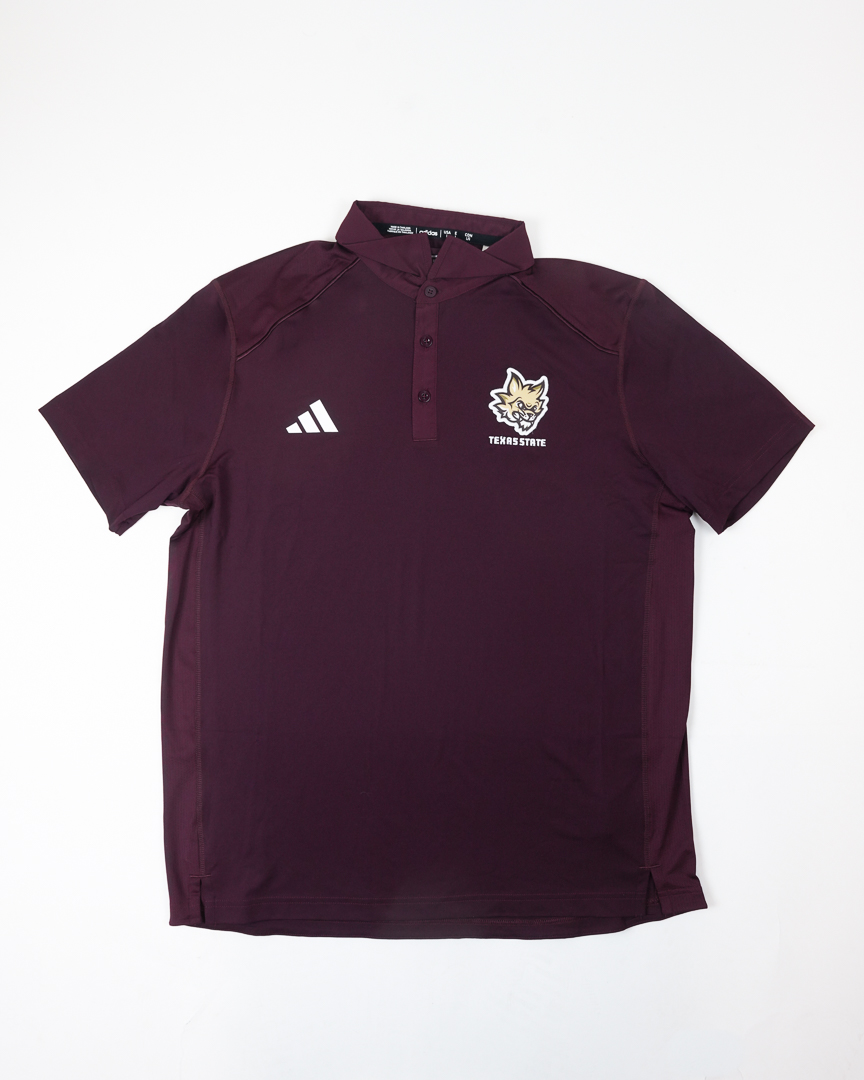 Adidas Maroon Boko Polo w/ Texas State